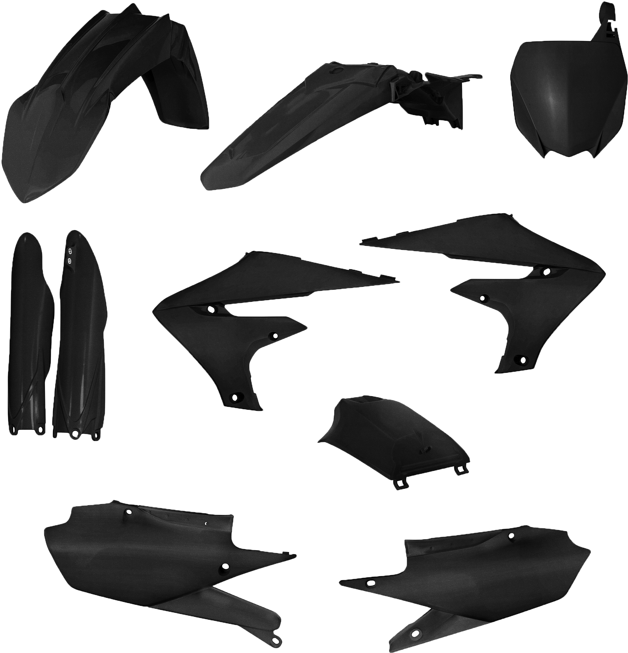 Full Plastic Kit Yam Black Metallic
