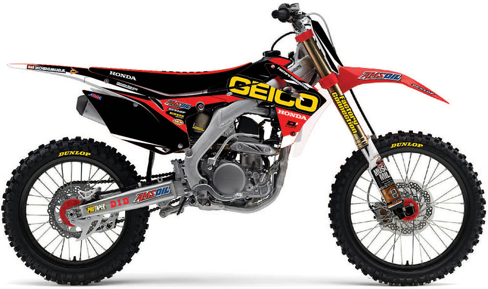2015 Geico Honda Graphics Kit (Black)