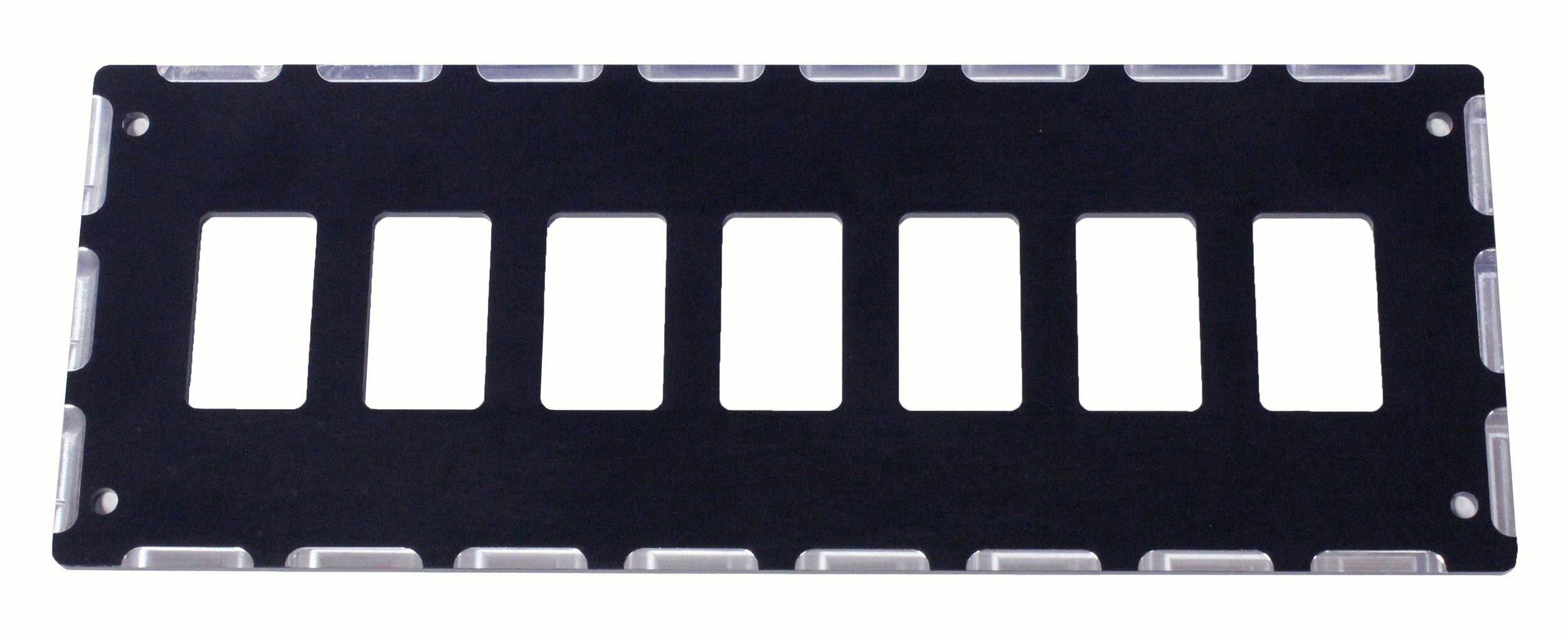 Dash 7 Switch Plate (Black)